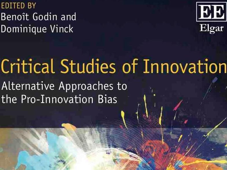 Parution du livre : "Critical Studies of Innovation" Alternative ...
