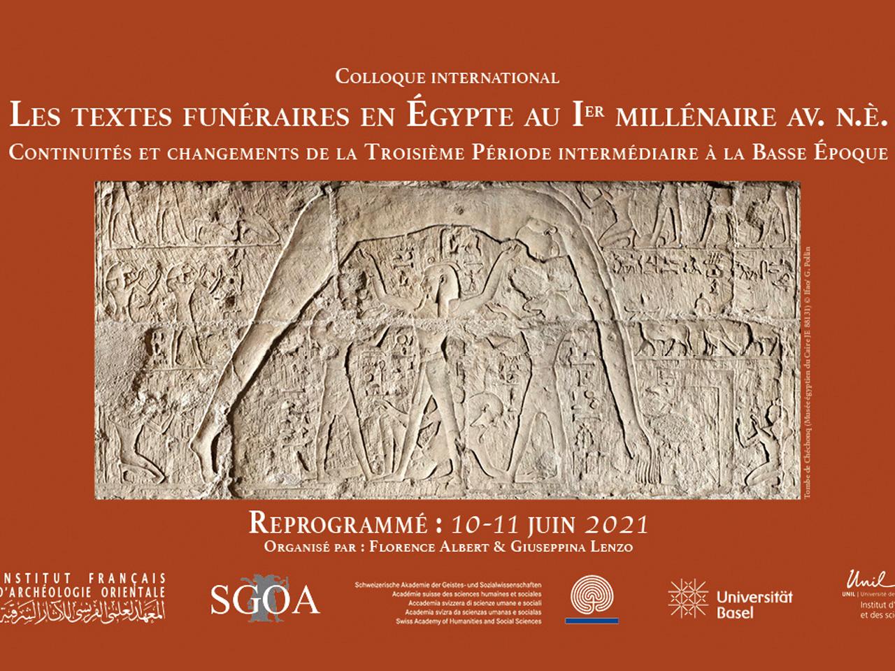 Les textes funéraires en Égypte au Ier millénaire av. n.è. Continuités ...
