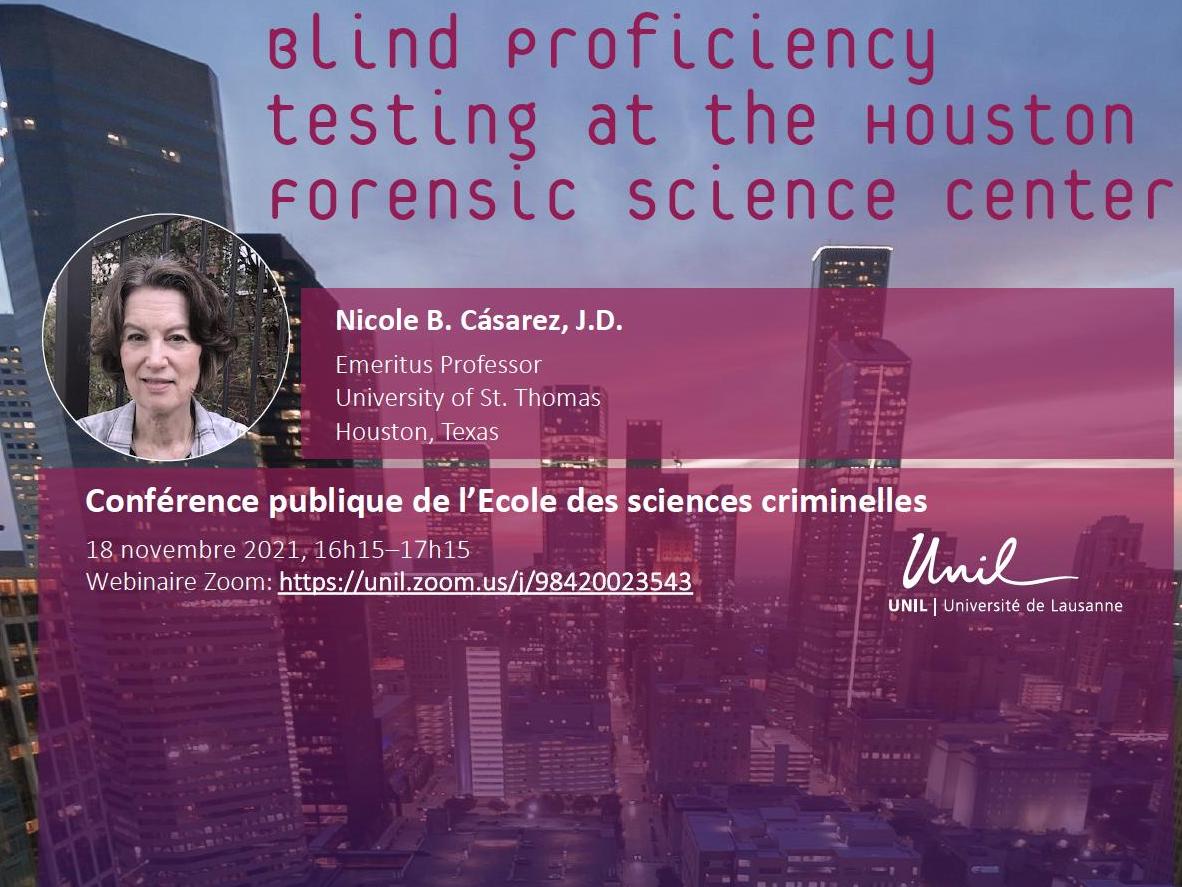 Blind proficiency testing at the Houston Forensic Science Center