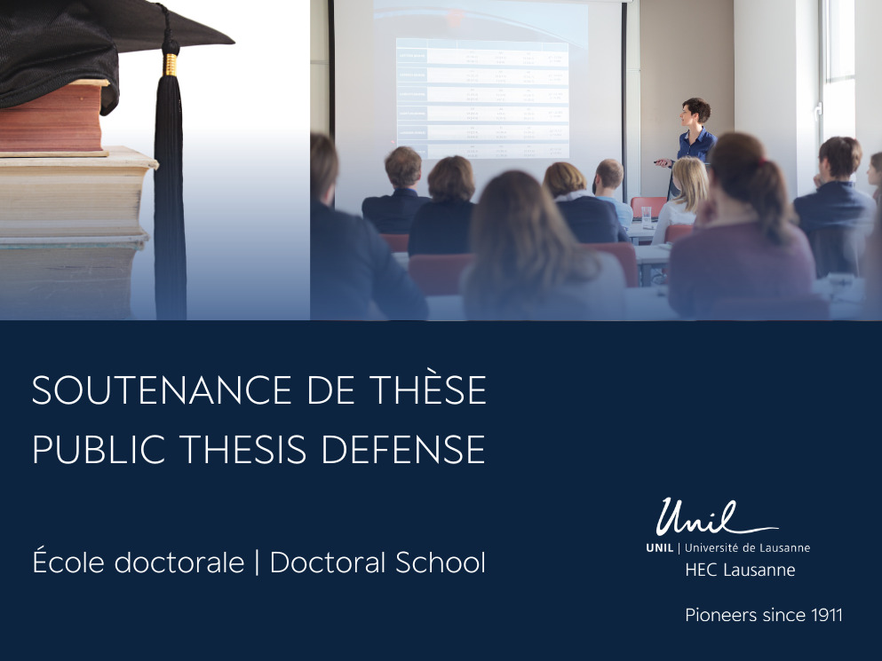 Public thesis defense - Zhimin CHEN