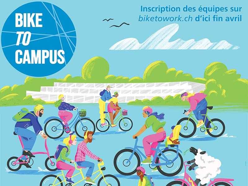 En mai, relevez le défi Bike to Work avec l’UNIL