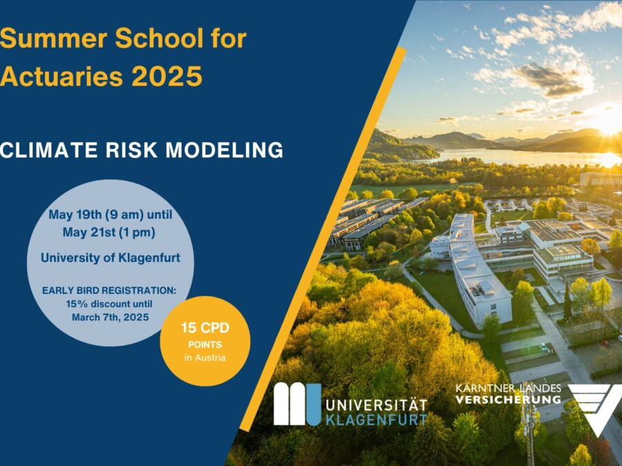 Climate Risk Modeling at the Summer School for Actuaries 2025